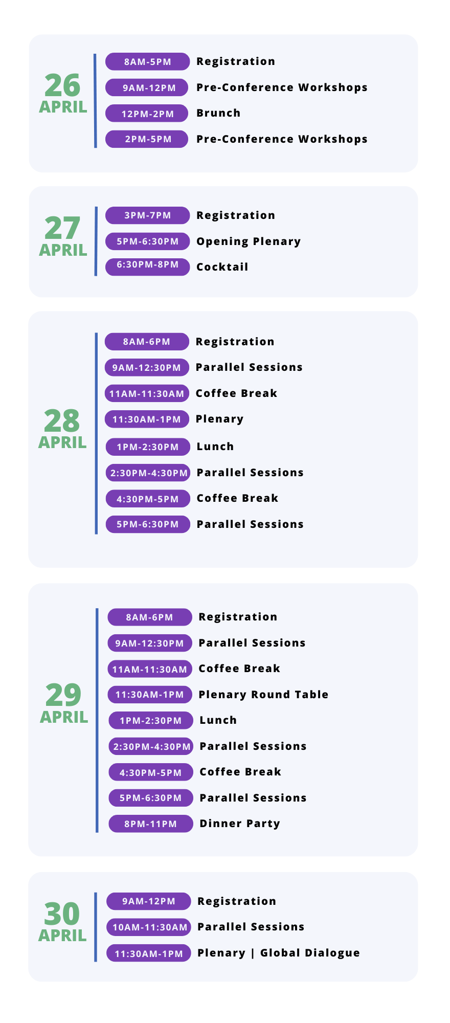 Program at a Glance – FAUBAI 2025 Conference